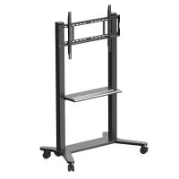 China Interactive Whiteboard Stand Movable 42 To 86 Inch TV Monitor Lifting Mobile Stand Max Bearing 80KGS for sale