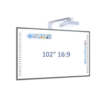 China 102 Inch Interactive Whiteboard 6:9 Aspect Ratio colors optional for sale