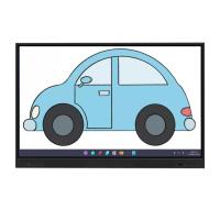 China 6ms Opening Time Interactive Flat Panel with 2mm Accuracy and 1200:1 Contrast for sale