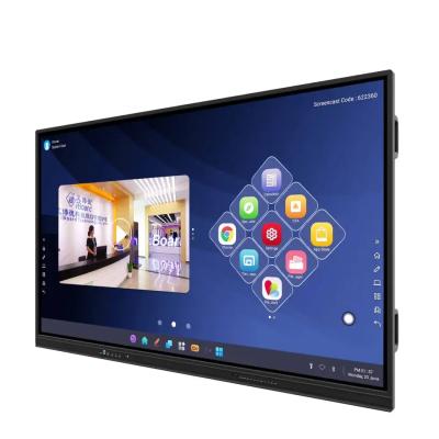 China 6ms Opening Time Interactive Flat Panel with 2mm Accuracy and 1200:1 Contrast for sale