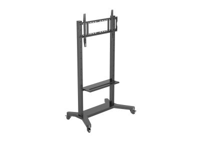 China Adjustable Moving Stand for TV Interactive Whiteboard 55/75/86 inch Silent Wheels for sale