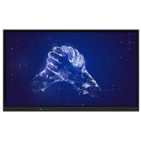 China Anti glare tempered glass 86 inch touch panel screen infrared touch whiteboard multi functional with pc board for sale