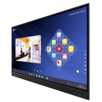 China 65 75 86 inch 4K Ultra HD Windows OS Smart Board Wall Mounted LCD Display with Movable Stand for sale