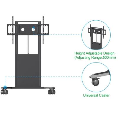 China Height Adjustable Eletronic Stand For Interactive Boards Smart TV for sale