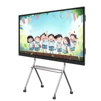 China Interactive Touch Screen 4000:1 20 Touch Points 98 105 inch Android PC All in one Smart TV boards for home office for sale
