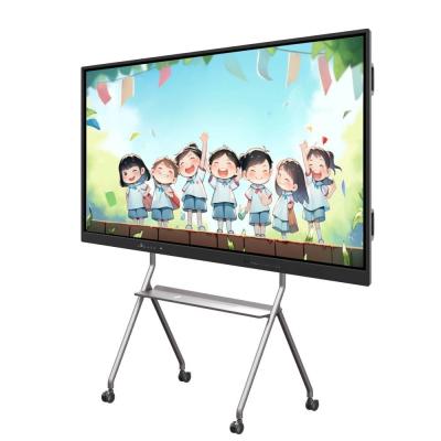 China Interactive Touch Screen 4000:1 20 Touch Points 98 105 inch Android PC All in one Smart TV boards for home office for sale