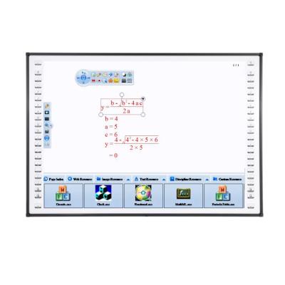 China Precision Interactive Whiteboard IB-Q4 Series With Wall Mount Mobile Stand Installation For School Kids Teaching for sale