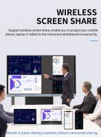China 55/65/75/86/98 Inch Smart TV Monitors All In One PC Interactive Whiteboard For Office for sale