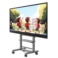 China Android 13 LED Interactive Whiteboard 40 Touch Points 86 Inch Smart TV Displays With WIFI BT HOTSPOT For School Teaching for sale