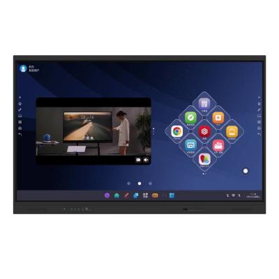 China IR Interactive Whiteboard EDLA Google Certified Black Android OPS 40 Points Monitor With NFC Light Sensor For School Kid for sale