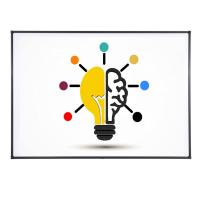 China Aluminum Frame Iboard Interactive Whiteboard 90 Inch For Projector Use for sale