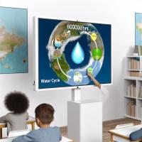 China 60000hrs Life Cycle Interactive Flat Panel for Education in White for sale