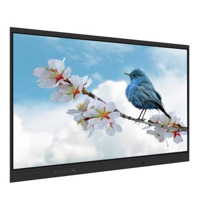 China Interactive Flat Panel Display Android WIN OPS EDLA Google Certified 75 Inch USB HDMI TYPE-C WIFI Smart Board For School for sale