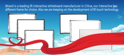 China 2025 Factory Price Infrared Touch Interactive Whiteboard With Pen Writing / 10-Points Multi Touch whiteboard for school for sale
