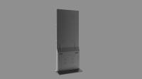 China Indoor 43inch Floor Standing Customized Design Supermarket LCD Advertising Display Stand Digital Signage Kiosk for sale