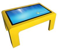 China 1080P 43 Inch Capacitive Touch Screen Interactive Kiosk Digital Signage Tables For Office Game Center for sale