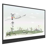 China 98 Inch Interactive Flat Panel Dual OS 50 Touch Points USB HDMI WIFI Hotspot BT With Camera Mic Inbuilt For Educations for sale