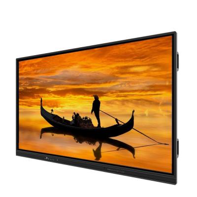 China 75 Inch LCD Smart Board Android 14 50 Touch Points With VGA DP USB Port WIFI Bluetooth For School Office Training for sale