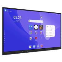 China LCD Smart Board 86 Inch Android 14 8+128G Camera and Mic Built in Windows 50 Touch PointsWIfi BT for Schools Meeting for sale