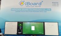 China 75inch Lockable Recoardable Interconnected Blackboard Recordable Portable Smart Whiteboard Interactive Flat Panel Display All In One for sale