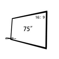 China 55 65 75 Inch Infrared Touch Frame With Usb Tempered Glass For Tv Smart Monitor Kiosk for sale