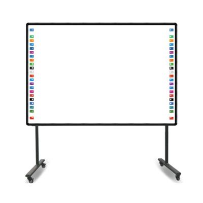 China Infrared Interactive Whiteboard 82 96 102 120 Inch All In One Speaker Side Bar Android PC For Classroom School University Office Meeting for sale
