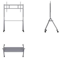 China Mobile Chart For IFPD Mobile Stand Fit For Size 55/ 65/ 75/ 86 Smart TV Moving Stand for sale