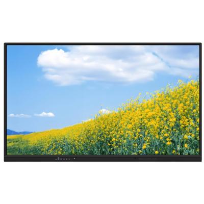 China 4K Resolution Interactive Flat Panel 350 Brightness High Brightness And 15W * 2 Speakers Android 13 Interactive Whiteboard For School Education And Meeting for sale