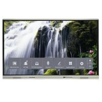 China Newer Version Android System Interactive Flat Panel With High Contrast 1200:1 And Cursor Speed 100 Dot/S  20 Touch Point supported with screen share interactive whiteboard for sale