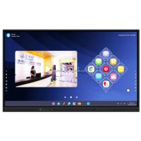 China Wall Mounted Interactive Flat Panel with Installation and -10C-70C Temperature Range in Black or Gray for sale