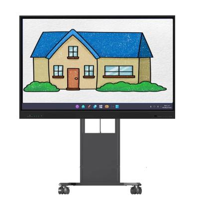 China Touch Screen Education Interactive Flat Panel Display 16 9 Visual Ratio For Classroom Collaboration for sale