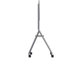 China IBoard 55-86 Inch Available Mobile TV Bracket Floor Stand TV Trolley Cart All-in-one Display with Wheels for sale