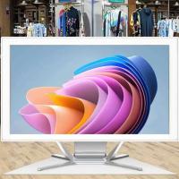 China Factory OEM 21.5'' 23.8'' 27 Inch Desktop Monitor with Built in Webcam All-in-one Android and Win System with Capacitive Touch for sale