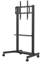 China Interactive whiteboard stand Portable Moving Trolley cart Smart TV stands 42-86 inch for sale