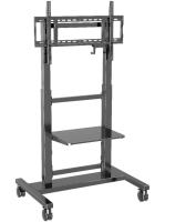 China Manual Height adjustable Mobile Stand for Smart Display 55 inch to 86 inch for sale