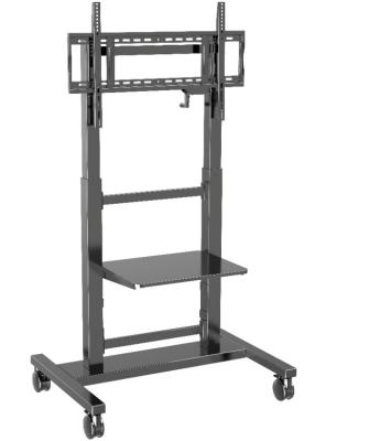 China Manual Height adjustable Mobile Stand for Smart Display 55 inch to 86 inch for sale