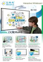 China Iron Sheet IR Interactive Whiteboard With Windows Operating System And USB Data Port School Educational Use Equipment Electronic IR interactive Whiteboard for sale