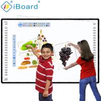 China Iboard Interactive Whiteboard Fingers or Anything Non-transparent Writing Temperature Storage and Movable Mobile Stand for sale