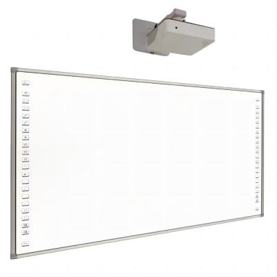 China Infrared Touch Technology Interactive Touchscreen Whiteboard for Fingers or Non-transparent Objects Writing and Drawing 82 inch to 150 inch for sale