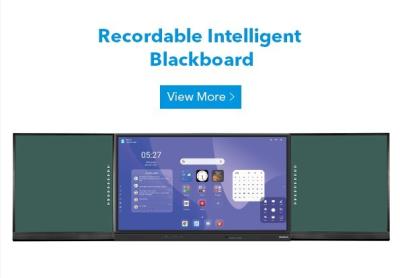 China IBoard Factory Direct University School Interactive Smart Black ChalkBoard Marker Pen Whiteboard Greenboard Touch Panel Display 75 86 98 Inch For Educate Interactive Flat Panel With IR Sideboard for sale