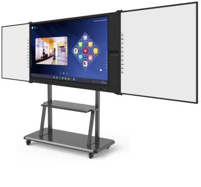 China 75 Inch 4K Multi-Media All-in-One Interactive Display with Digital Interconnected Drawboard Document Scanner for School Meeting for sale