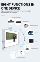 China Iboard Interactive Whiteboard with Infrared Touch Technology Gesture Recognition and Embedded Education Resources for sale
