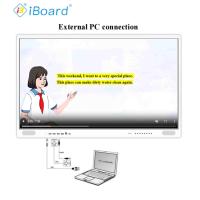China 4K UHD Interactive Flat Panel 55 inch Smart TV with Updated Android System AI Function Equipment For Classroom Office Meeting for sale