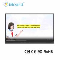 China 4K UHD Interactive Flat Panel 55 inch Smart TV with Updated Android System AI Function Equipment For Classroom Office Meeting for sale