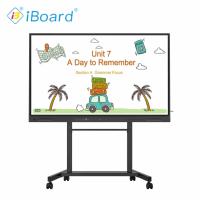 China Ai Function 75 Inch 4K Resolution Interactive Flat Panel Smart TV with New Android System Equipment For Classroom Office Meeting for sale