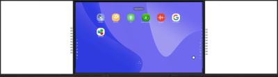 China iBoard Factory Android 14 8+128G Interactive Flat Panel With High Contrast 1200:1 And Cursor Speed 100 Dot/S  20 Touch Point Supported With Screen Share Interactive Whiteboard for sale