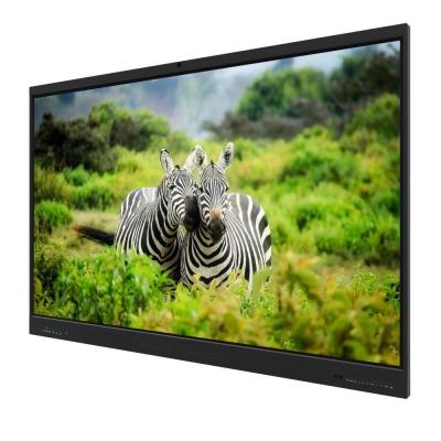 China IFP Interactive Flat Panel 4K Android OPS PC Dual System Wireless Share Multi Touch 86 Inch Smart Board For School Kids Teaching Tools Online Meeting for sale