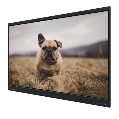 China iBoard Interactive Whiteboard 98 Inch Android Windows Computer Touch Panel Smart Boards With Speaker Light Sensor Software For Education Office Meeting Business for sale
