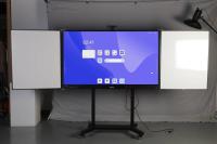 China Factory Wholesale University School Interactive Smart Black ChalkBoard Marker Pen Interactive Whiteboard Greenboard Touch Panel Display 75 86 Inch For Educate Interactive Flat Panel With IR Sideboard for sale