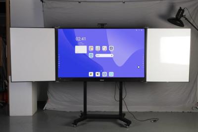 China Factory Wholesale University School Interactive Smart Black ChalkBoard Marker Pen Interactive Whiteboard Greenboard Touch Panel Display 75 86 Inch For Educate Interactive Flat Panel With IR Sideboard for sale